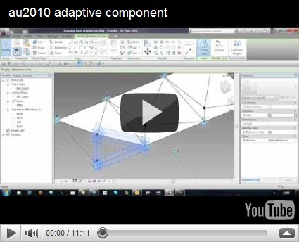 Revit : AU2010 – adaptive component exercise